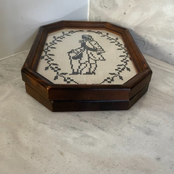 Source Unknown | Accents | Solid Oak Wood Octagon Craft Picture Frame 8 ...